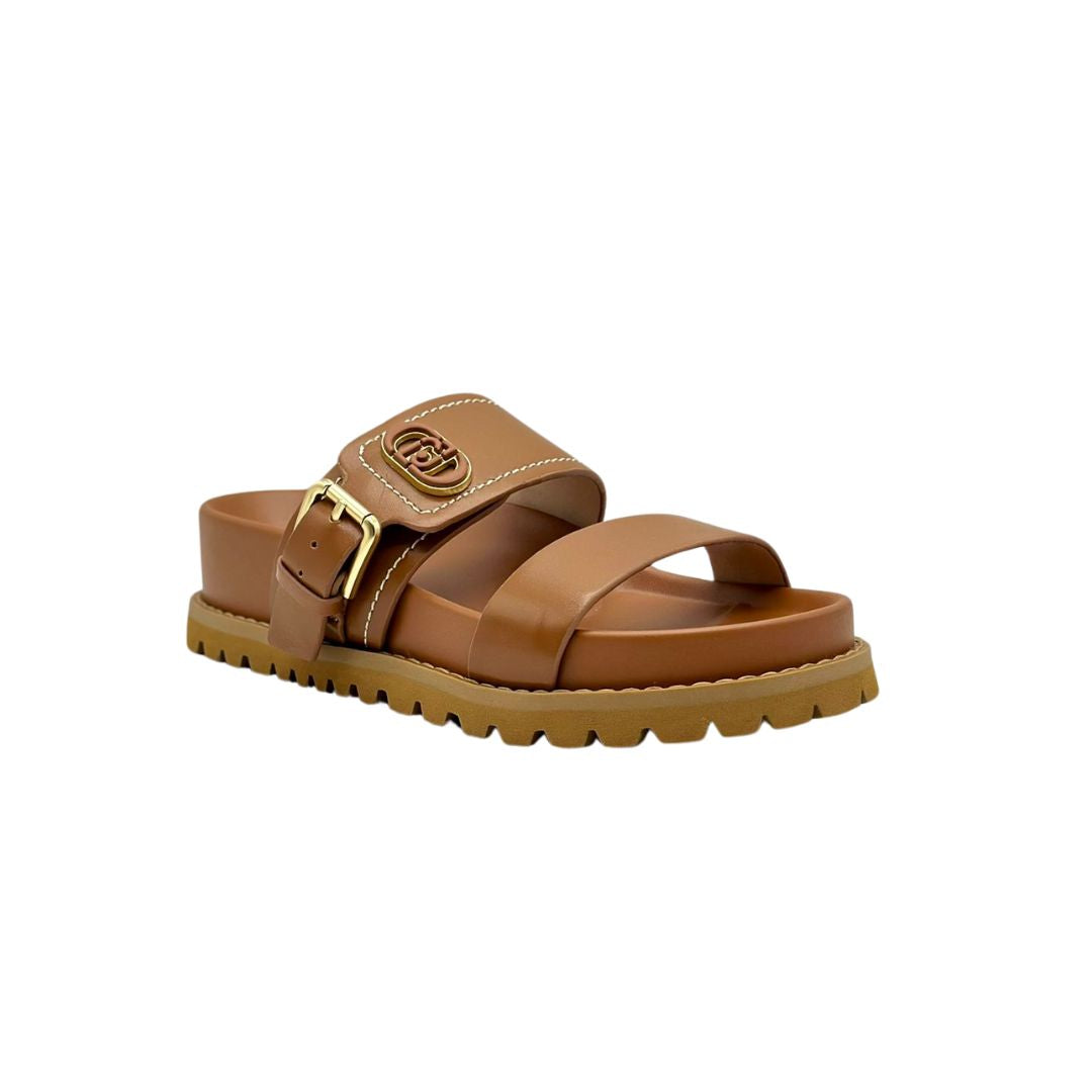 Chinelos LIU.JO Livia 02 Camel - Vertice Fashion Store – Vértice