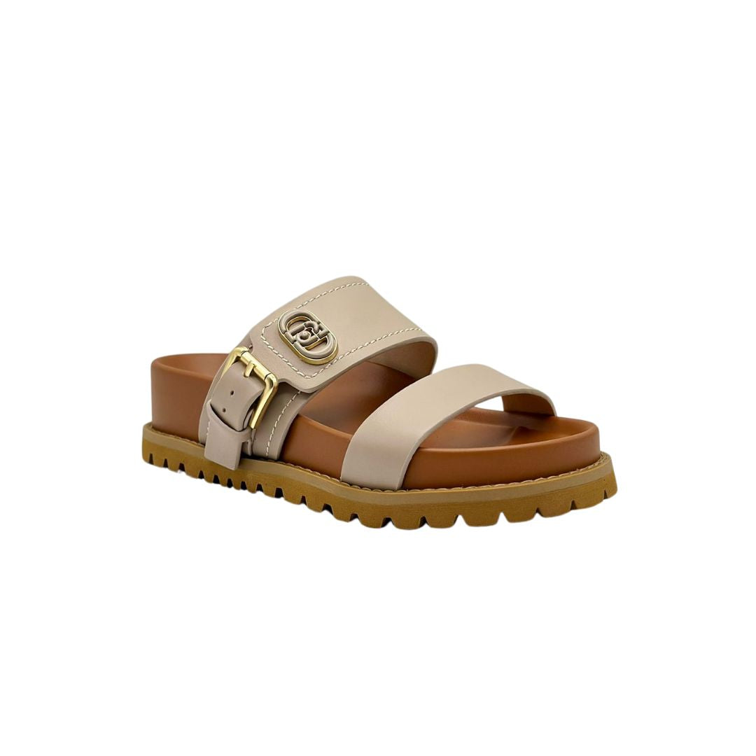 Chinelos LIU.JO Livia 02 Taupe - Vertice Fashion Store – Vértice
