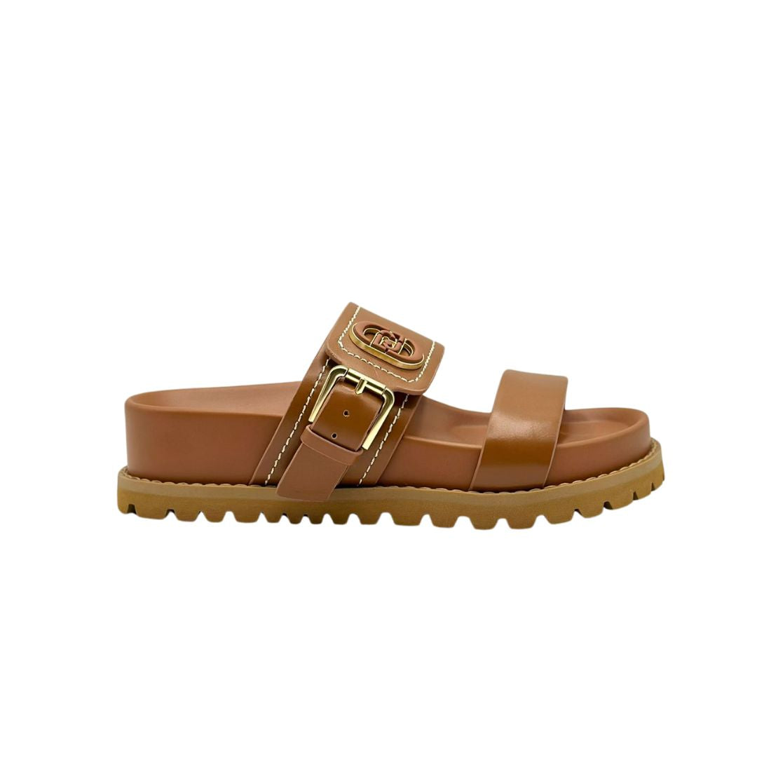 Chinelos LIU.JO Livia 02 Camel - Vertice Fashion Store – Vértice